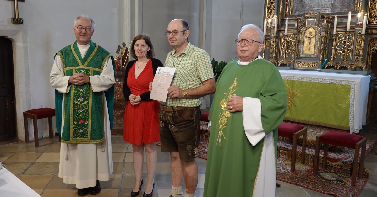 Ehrung 15 Jahre Mesner - Pfarrverband